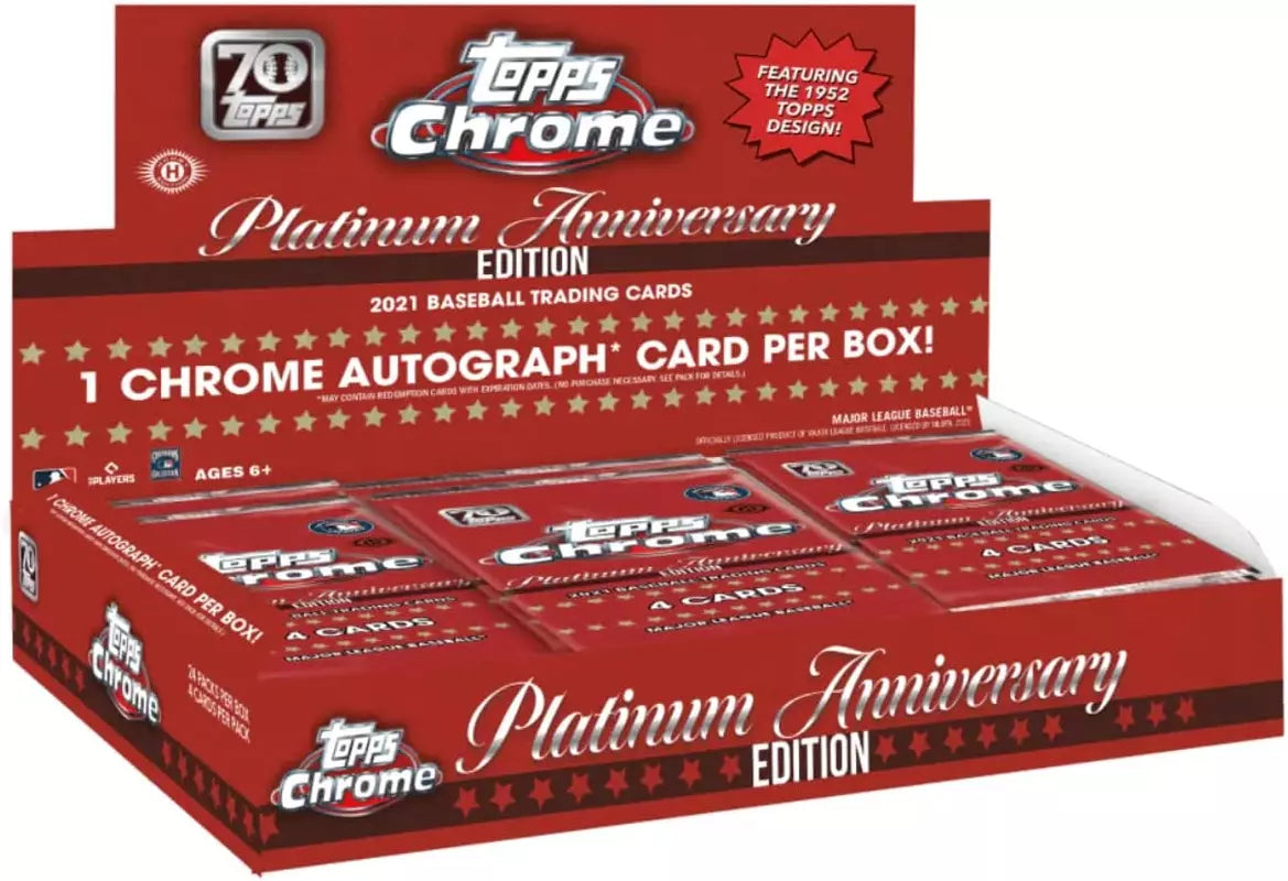 21 TOPPS PLATINUM ANNIVERSARY HOBBY BASEBALL – Gold River Distributors